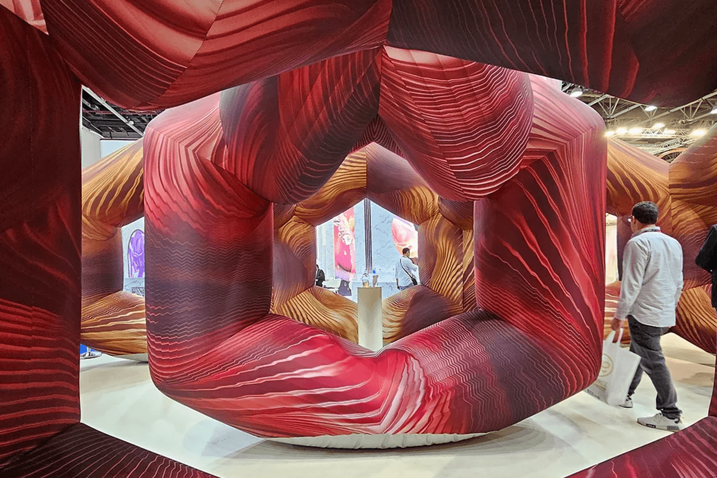 French artist unveils multi-sensory inflatable sculpture at Dubai World ...