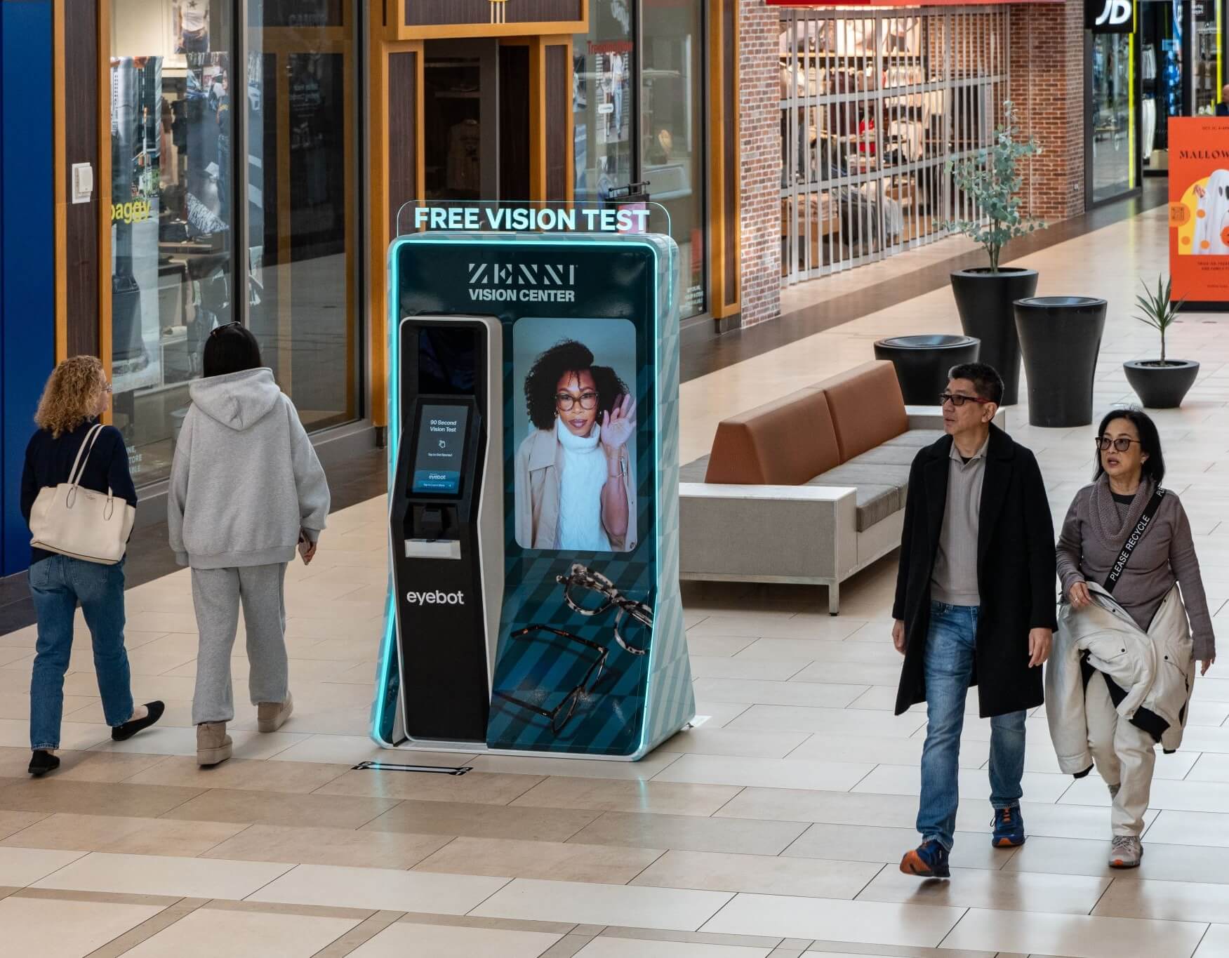 Self-serve kiosks offer 90-second vision tests