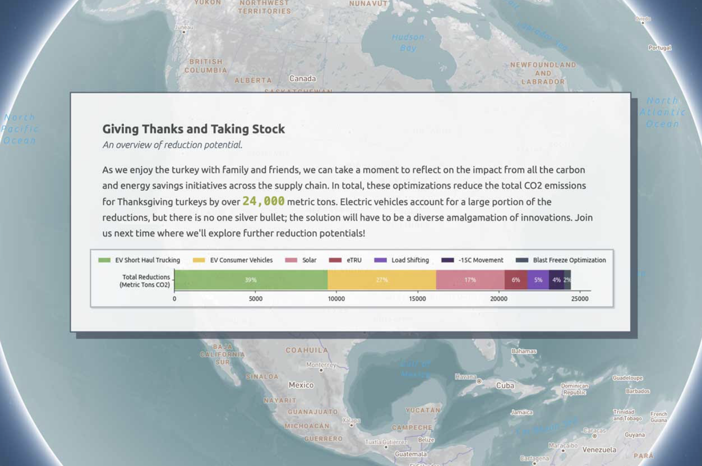 Turkey Tracker maps carbon emissions of Thanksgiving birds from farm to ...