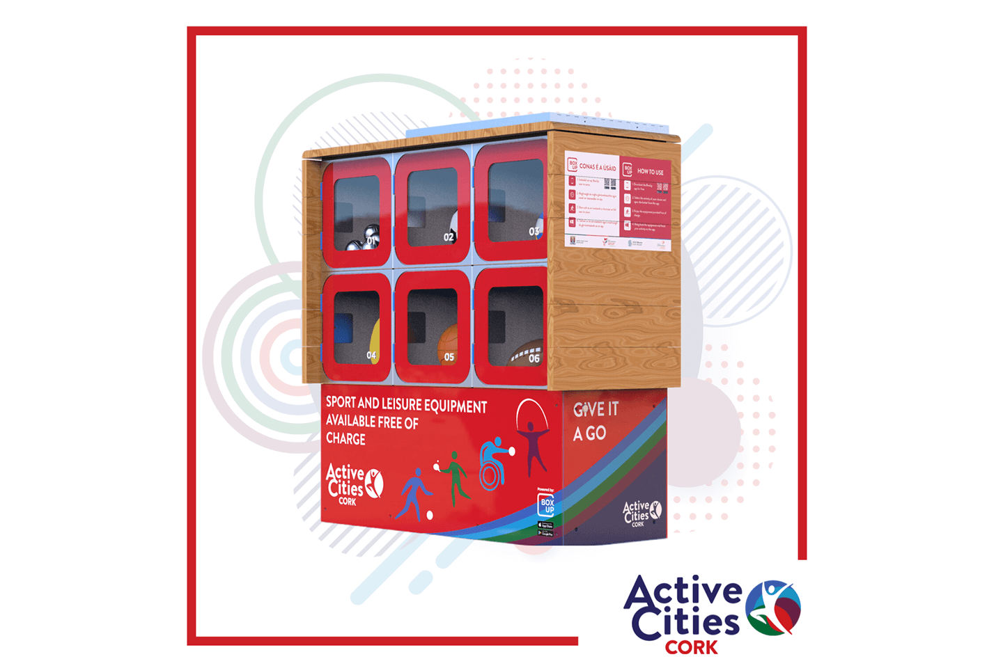 Dublin unveils free shared equipment lockers