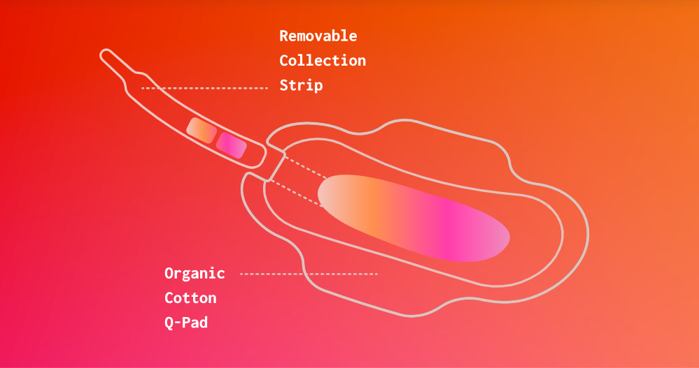Menstrual pad doubles as a diagnostic tool for easy at-home blood testing