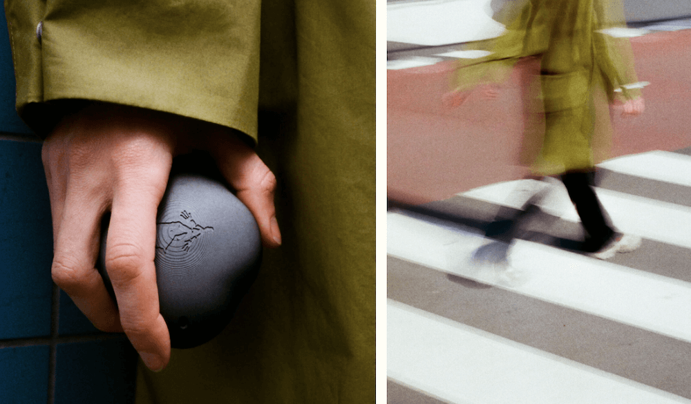 Palm-sized, AI-powered pebble is designed for screen-free wandering